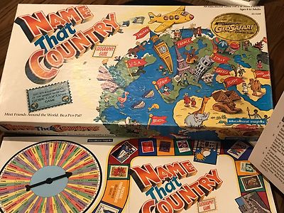 Vintage 1992 Name That Country Geography Board Game by Educational ...
