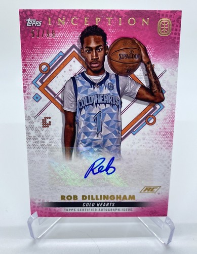 2022-23 Topps Inception OTE Basketball Rob Dillingham RC Pink Auto /99 ...