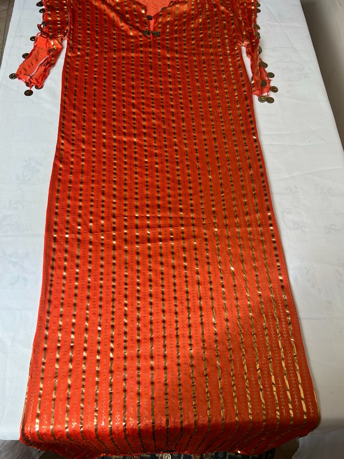 Egyptian Belly Dance Dress Saidi Costume, Baladi Galabia, Fallahi Abaya ...