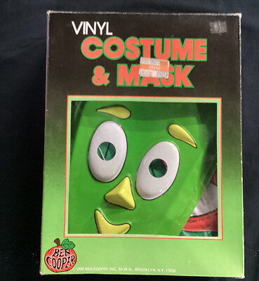 Ben Cooper Mask Gumby 1988 Toddler 2/3 | eBay