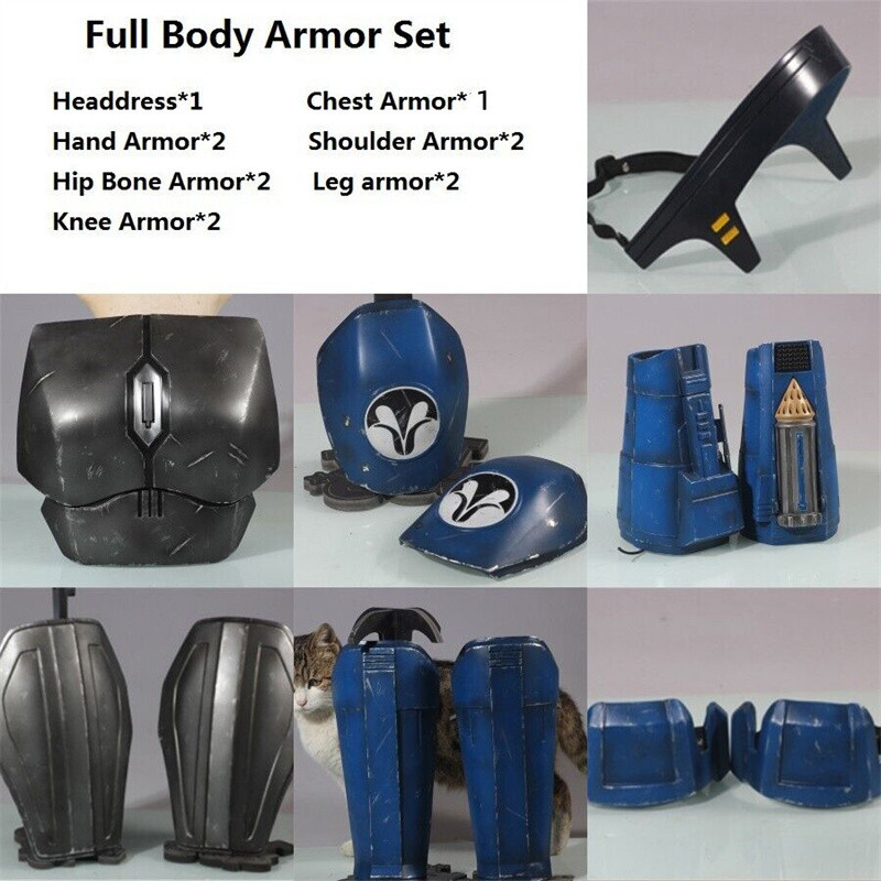 Star Wars The Mandalorian Bo-Katan Kryze Cosplay Full Body Armor Helmet ...