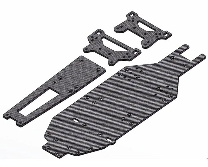 High Quality Carbon Tamiya Ta01/2 Chassis Kit.NIB.Freepost.uk Seller ...