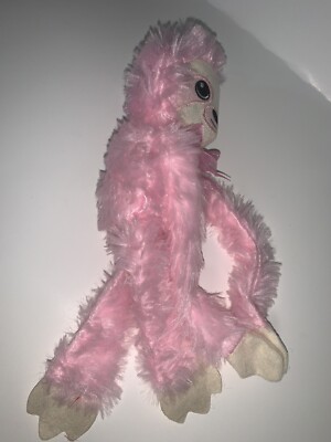 New with Tag Greenbrier FUZZY FRIENDS Neon Pink Plush Long Floppy ...