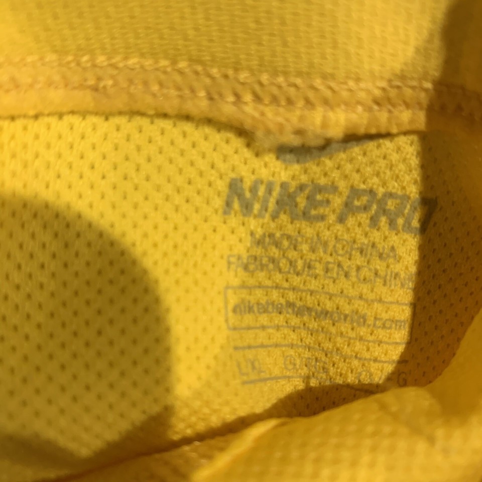 Nike Pro Padded Knee Sleeve NBA Logo (Yellow) Men's Women Size L/XL PE ...