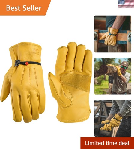 Comfortable Cowhide Work Gloves with Ergonomic Design | XX-Large ...