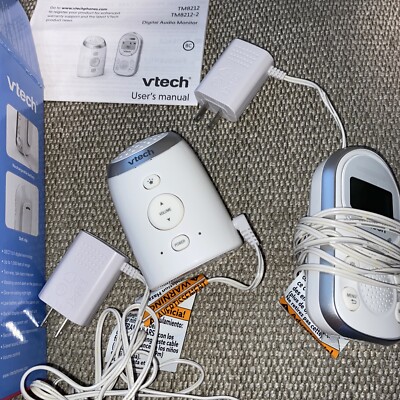 Vtech TM8212 Digital Audio Baby Monitor Ceiling Stars One Parent Unit ...
