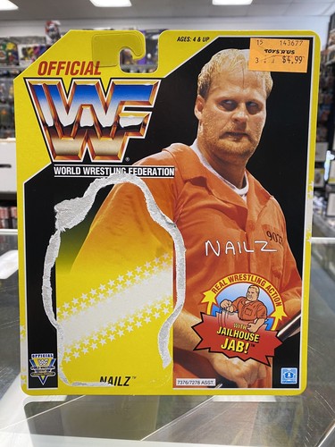 Hasbro WWF Yellow Series 7 NAILZ - Card Back WWE | eBay