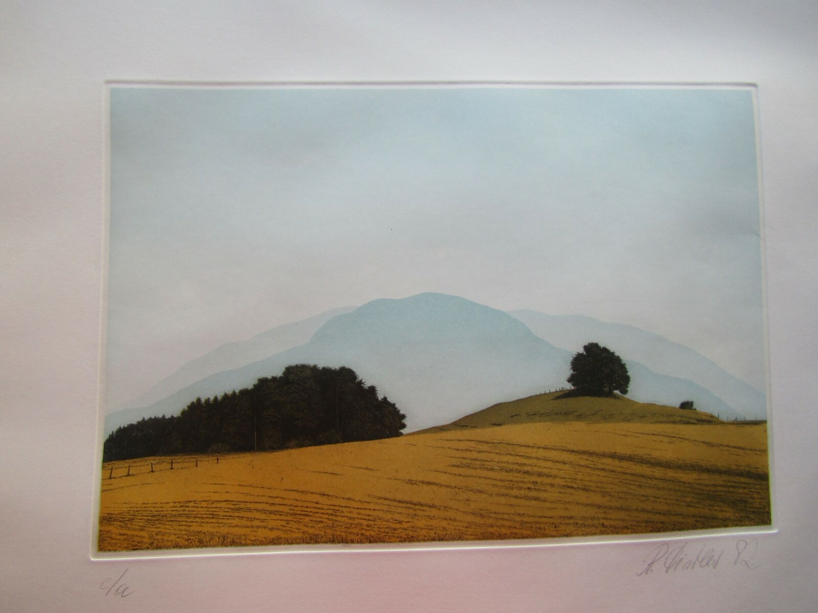 RUDOLF DISTLER- LANDSCHAFT 1982 | eBay