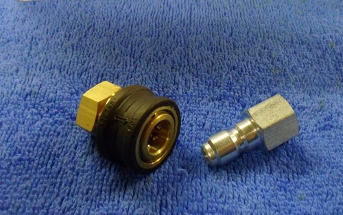 JETWASH PAIR 11.6MM MINI QUICK RELEASE COUPLINGS LANCE NOZZLE JET ...