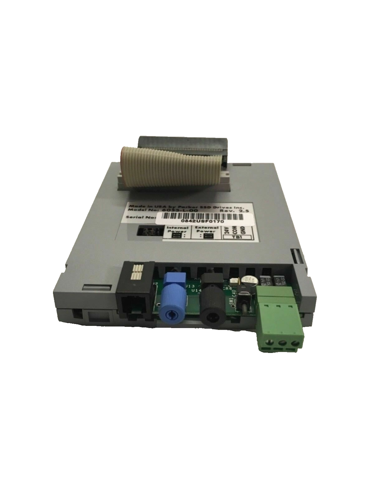 PARKER EUROTHERM SSD DRIVES 6053-L-00 REV 2.5 FIBER OPTIC LINK TECHBOX GRAY | eBay