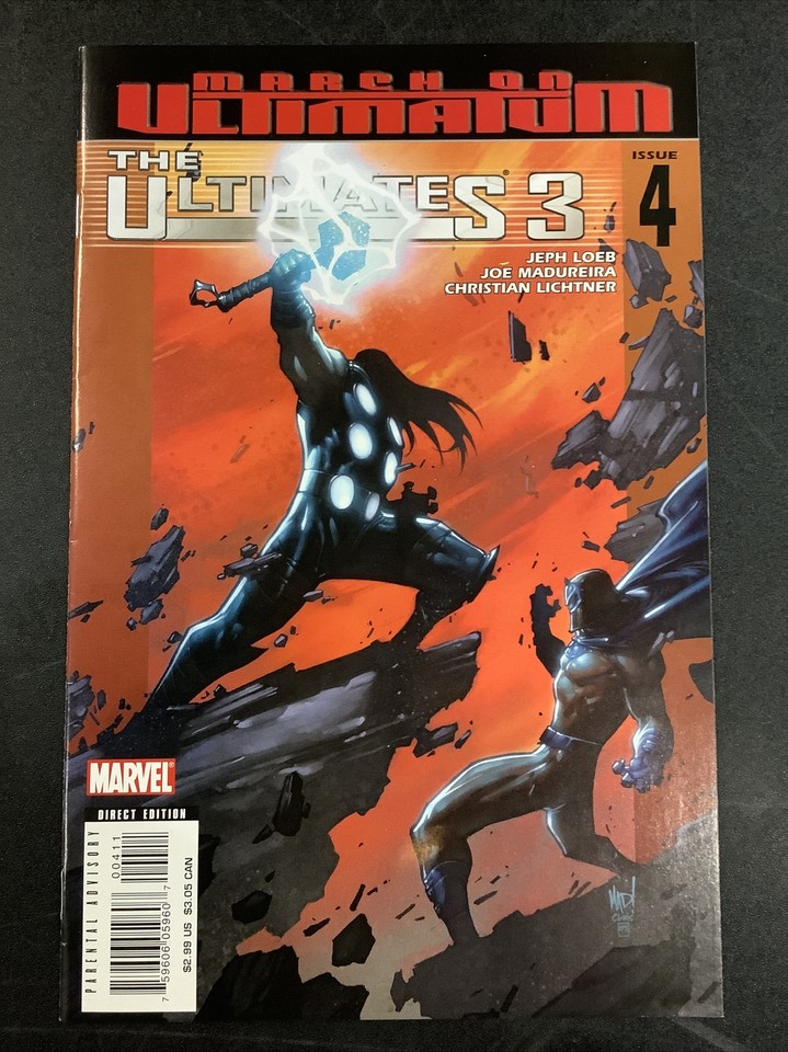 ULTIMATES 3 #1 - 5 COMIC BOOK LOT FULL SERIES JEPH LOEB JOE MADUREIRA ...