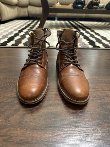 Bull Boxer Kelden Chukka Cap Toe Leather Boot Men's Size 11 Brown ...