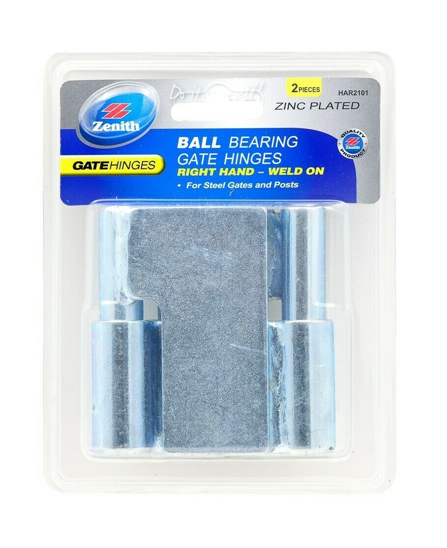 Zenith RIGHT HAND BALL BEARING GATE HINGES 2Pcs Right Hand, Zinc Plated ...