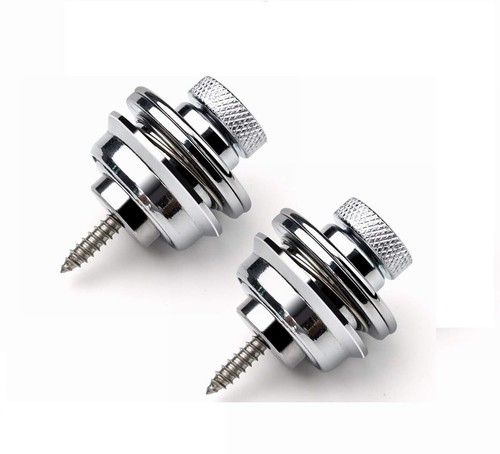 Chrome Flat Head Skidproof Strap Locks Heavy Duty | eBay