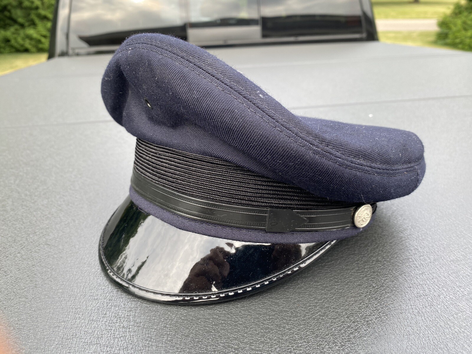 MIDWAY CAP CO ROUND 4 STAR Fire Department, HAT FD Pins NAVY 7 Fire ...