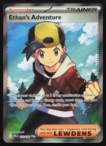 Ethan's Adventure - 221/182 - Full Art Ultra Rare - Destined Rivals ...