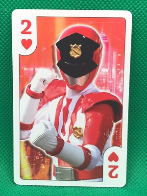 RED Heart 2 Lupinranger vs Patranger Power ranger playing card 2018 | eBay