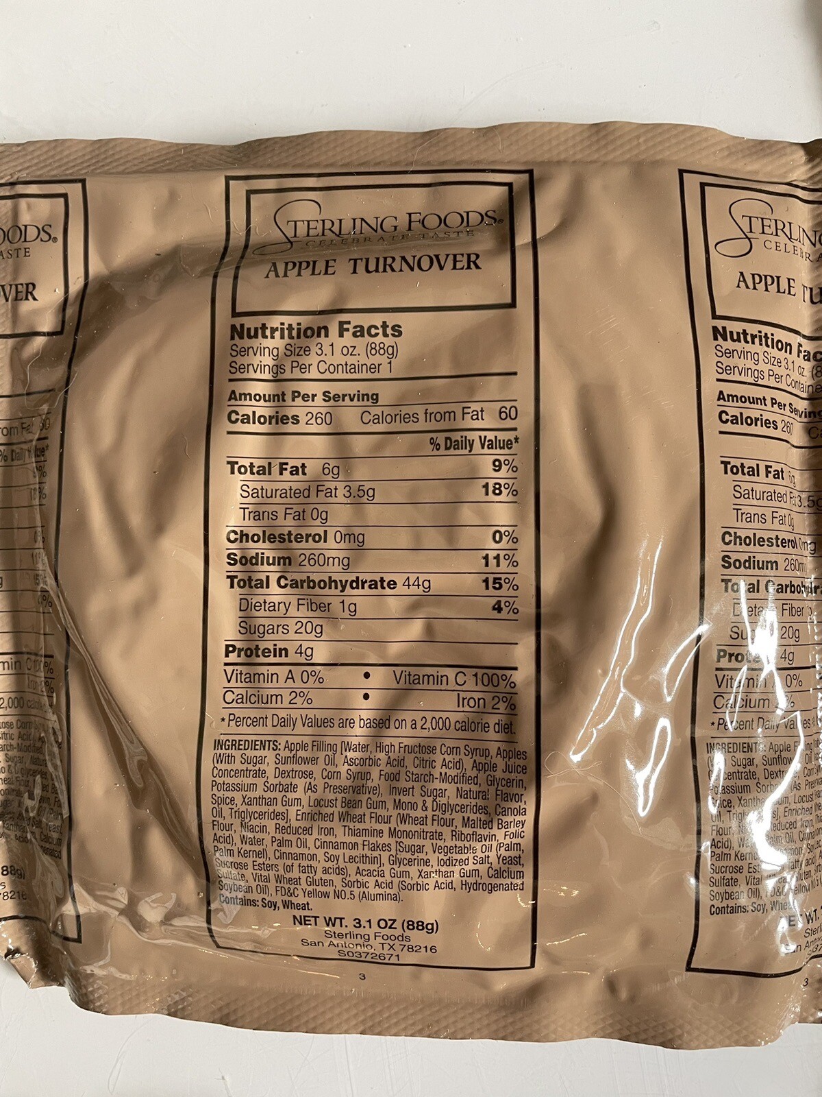 10 pack Dessert Variety MRE Chocolate Energy Bar First Strike Cran ...