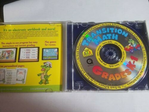 Transition Math K-1 Ages 4-6 (2002) Educational PC Software / video ...