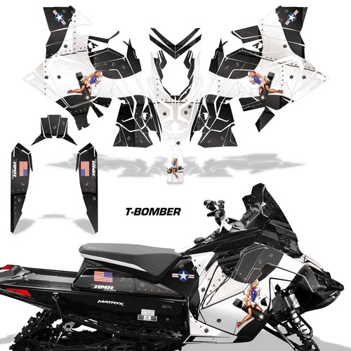 Snowmobile Graphics Kit Decal Sticker Wrap For Polaris Matryx 2020up ...