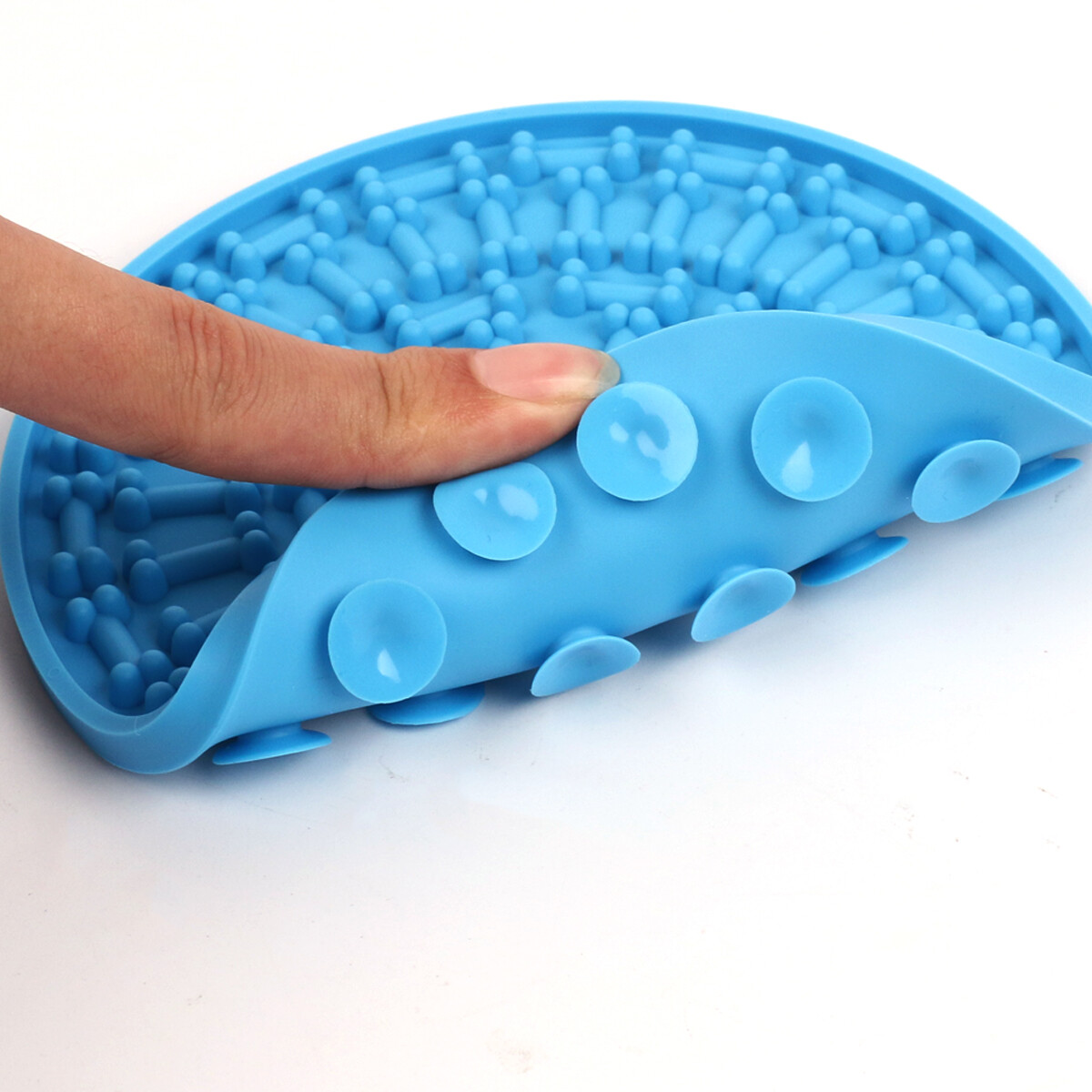 Dog Lick Mat Pet Food Placemat Licky Wall Cat Feeding Licki Plate with ...