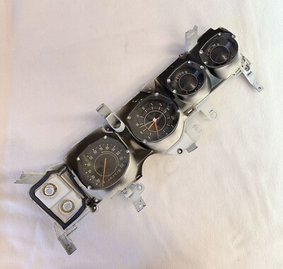 1971-74 MoPar B Body Rallye Dash Cluster w/ Clock Charger Road Runner ...