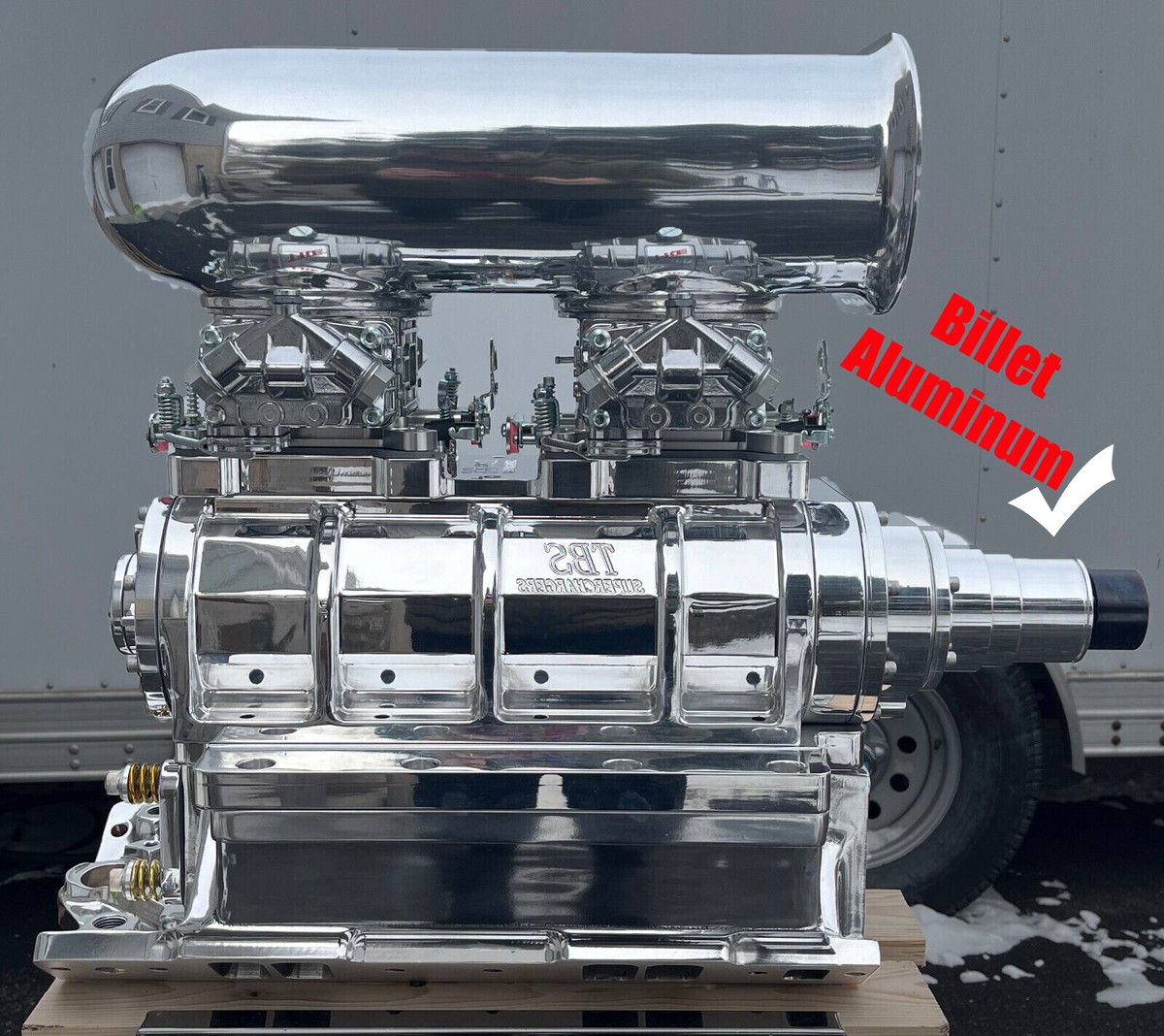 Supercharger Blower Side View Pontiac Trans Am "Blower Bandit" Has A