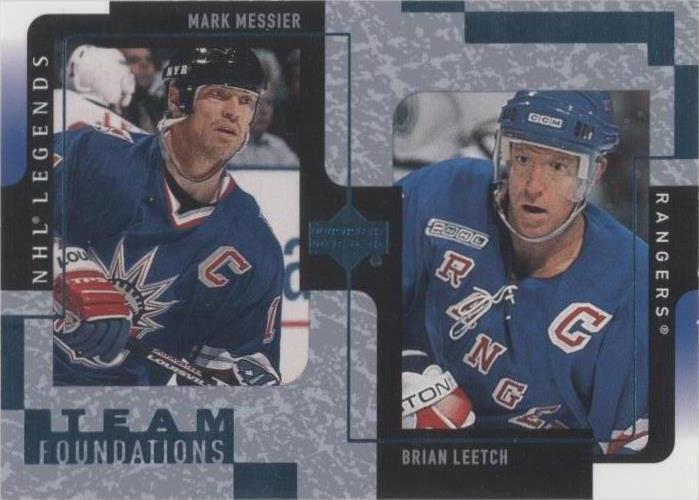 2000-01 Upper Deck Legends - Team Foundations Mark Messier, Brian ...