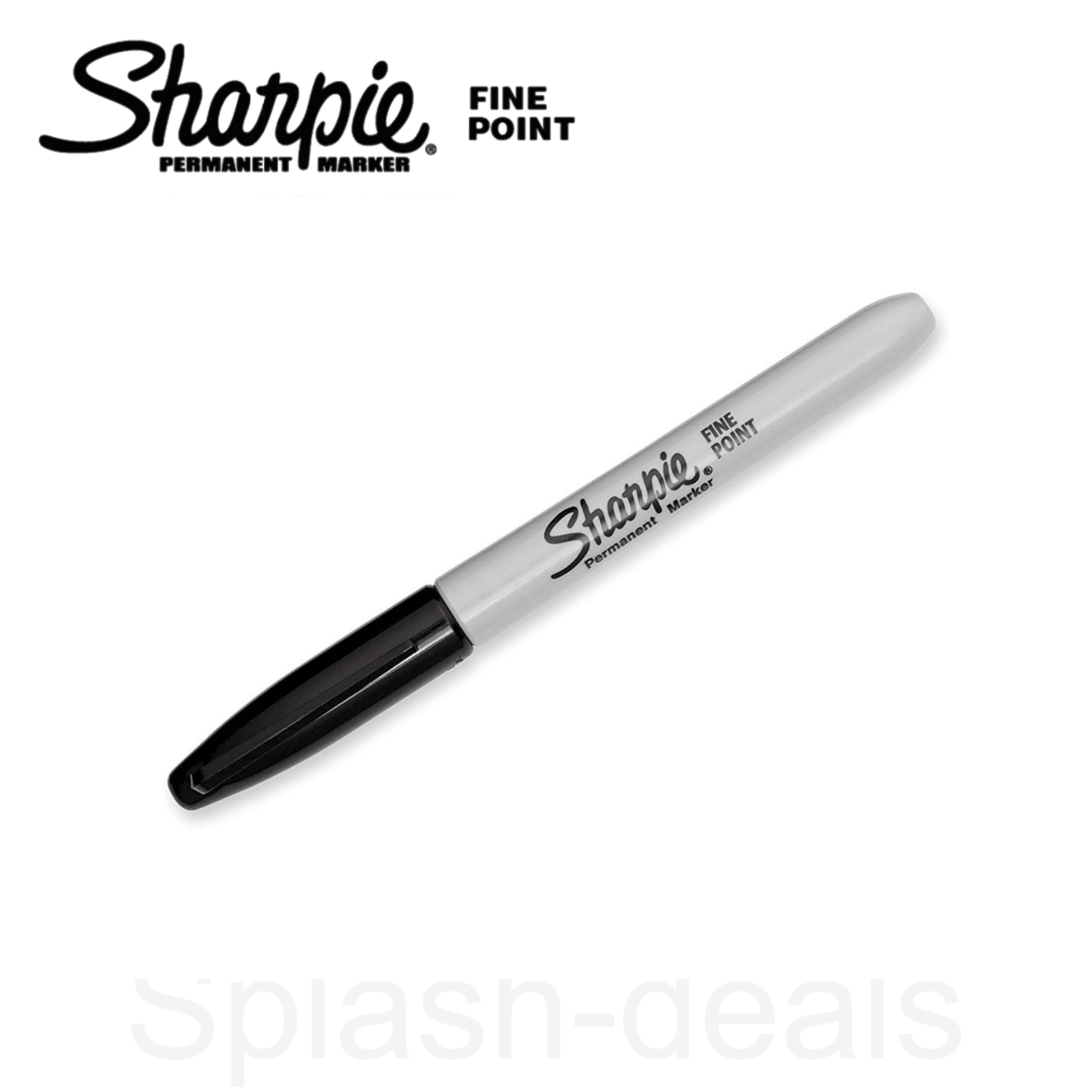 Sharpie Black Fine Point Permanent Markers Pens - Bullet Tip - Choose ...