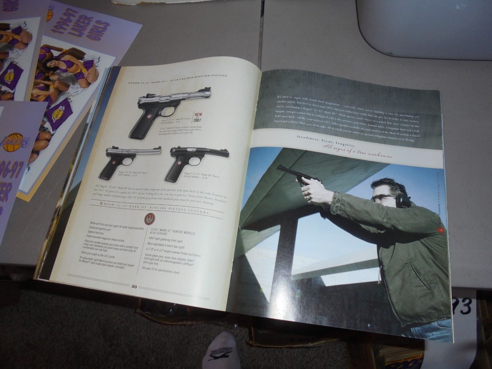 2007 OFFICIAL RUGER FIREARMS CATALOG 58 COLOR PAGES OF PRODUCT LINE | eBay