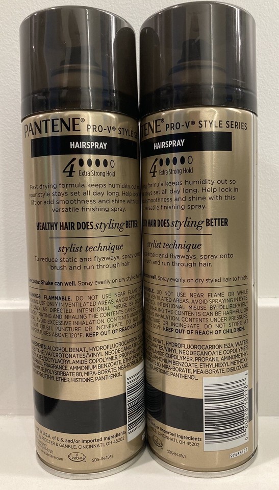 2 Pack Pantene Pro-V Level 4 Extra Strong Hold Texture-Building ...
