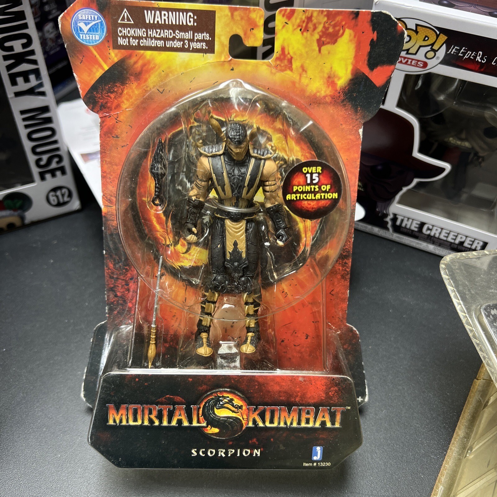 2011 Mortal Kombat Scorpion 4” Action Figure Jazwares Toys Midway MK9 ...