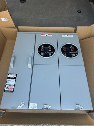 WPK2211 Siemens 200Amp 2-Gang Uni-Pak Meter Panel 125a Per Socket | eBay