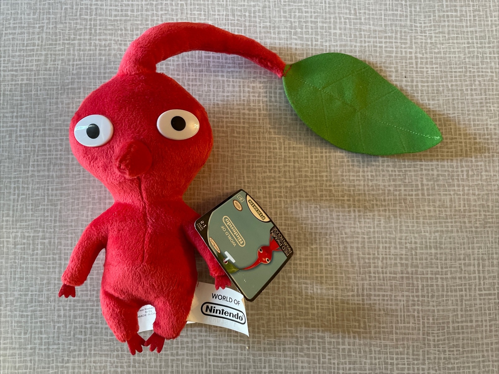 Red Leaf Pikmin Plush World of Nintendo Jakks Pacific Stuffed Animal ...