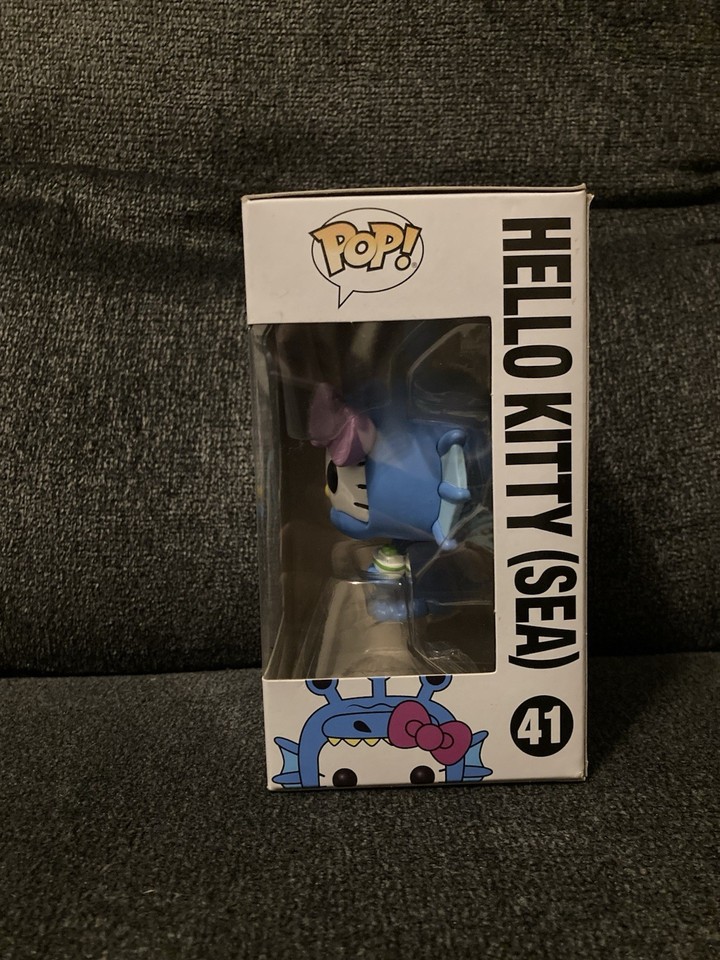 Hello Kitty Funko Pop Figure #41 Sanrio Sea Monster Godzilla Cute ...