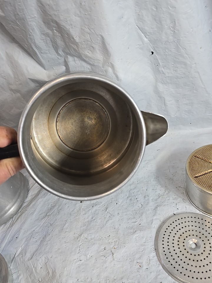 1940s 1950s Wear-Ever 3016 Vintage Aluminum 16-Cup Percolator Coffee ...