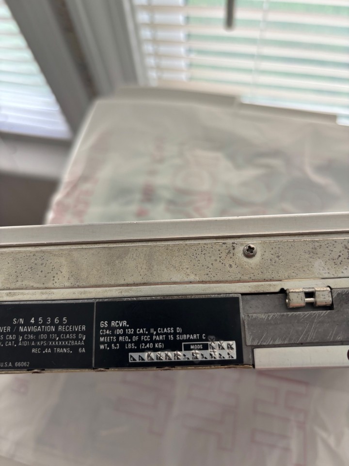 BENDIX KING KX 155A 28 VDC PN 069-01032-0101 WITH GLIDESLOPE - Needs ...