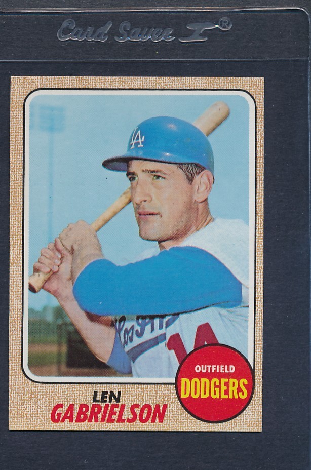 1968 Topps #357 Len Gabrielson Dodgers EX/MT *1798 | eBay