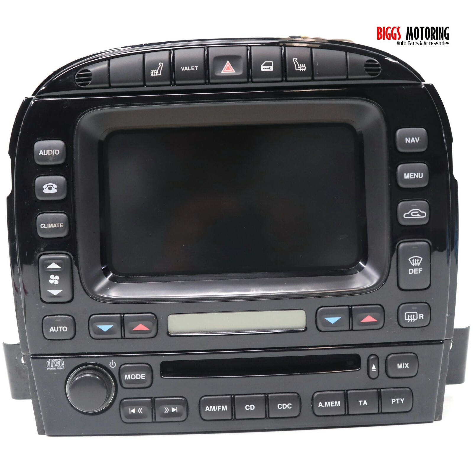 2004-2008 Jaguar XJ8 XJR Navigation Radio Ac Display Screen 2W93-10E889 ...