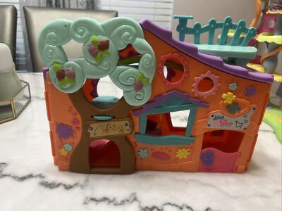 Hasbro LPS Littlest Pet Shop Orange Club Tree House Play Set with Swing ...