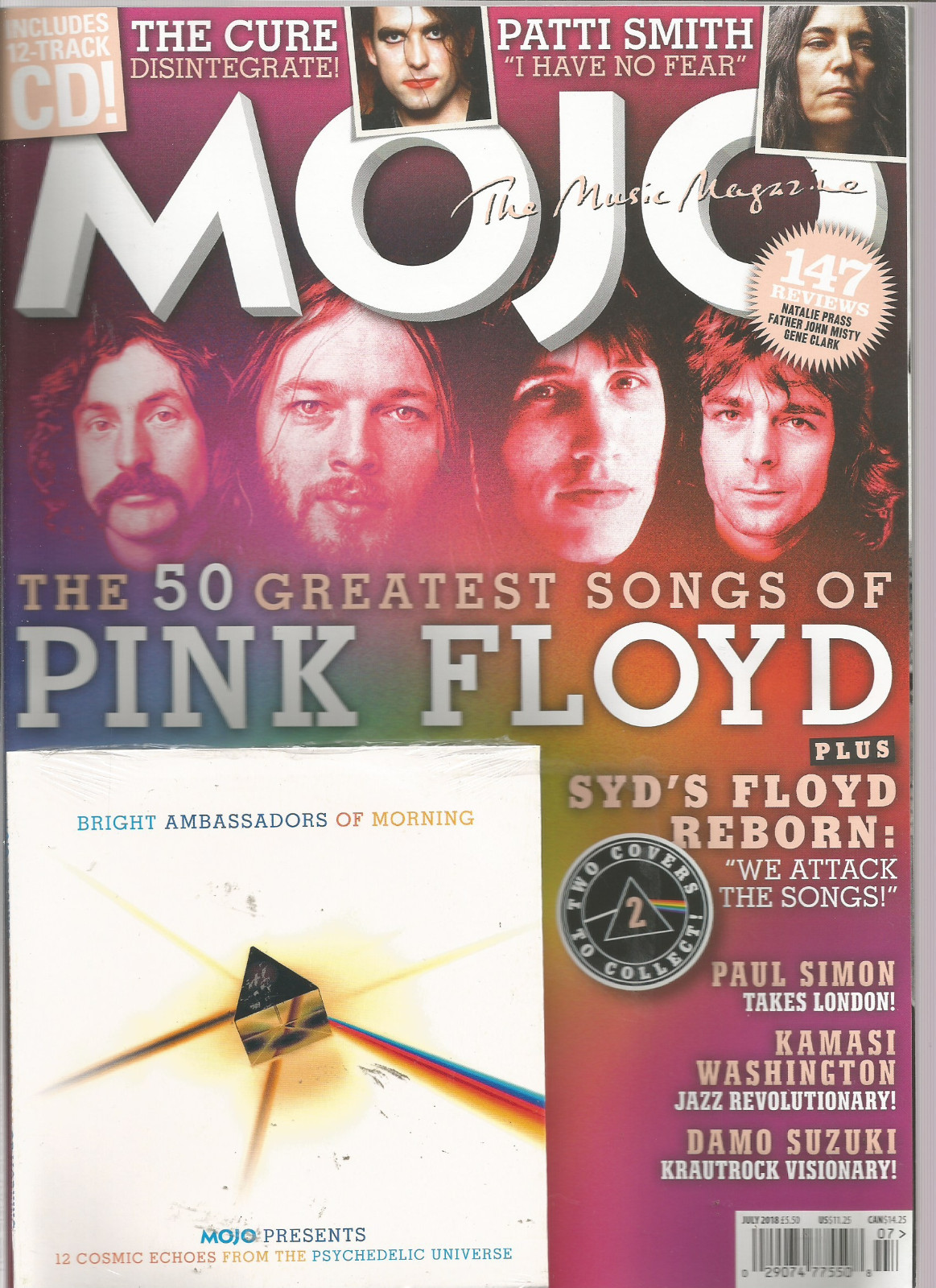 MOJO THE MUSIC MAGAZINE JULY 2018 ISSUE 296 WITH FREE CD | eBay