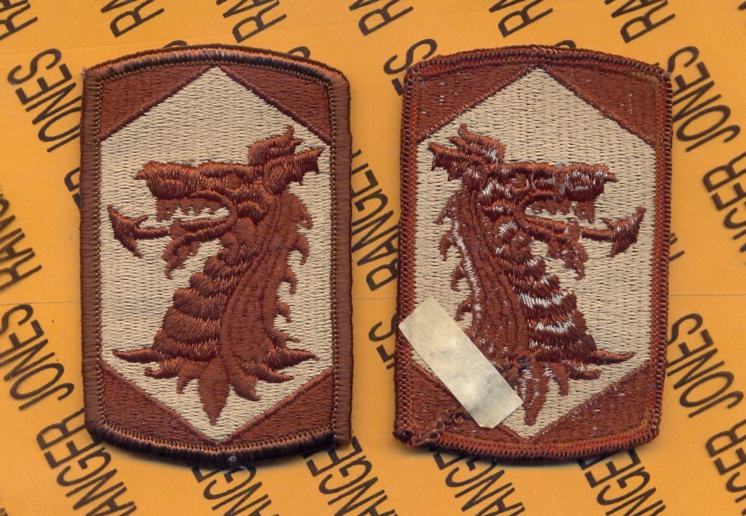 US ARMY 404th Chemical Brigade SSI Desert DCU shoulder patch m/e | eBay