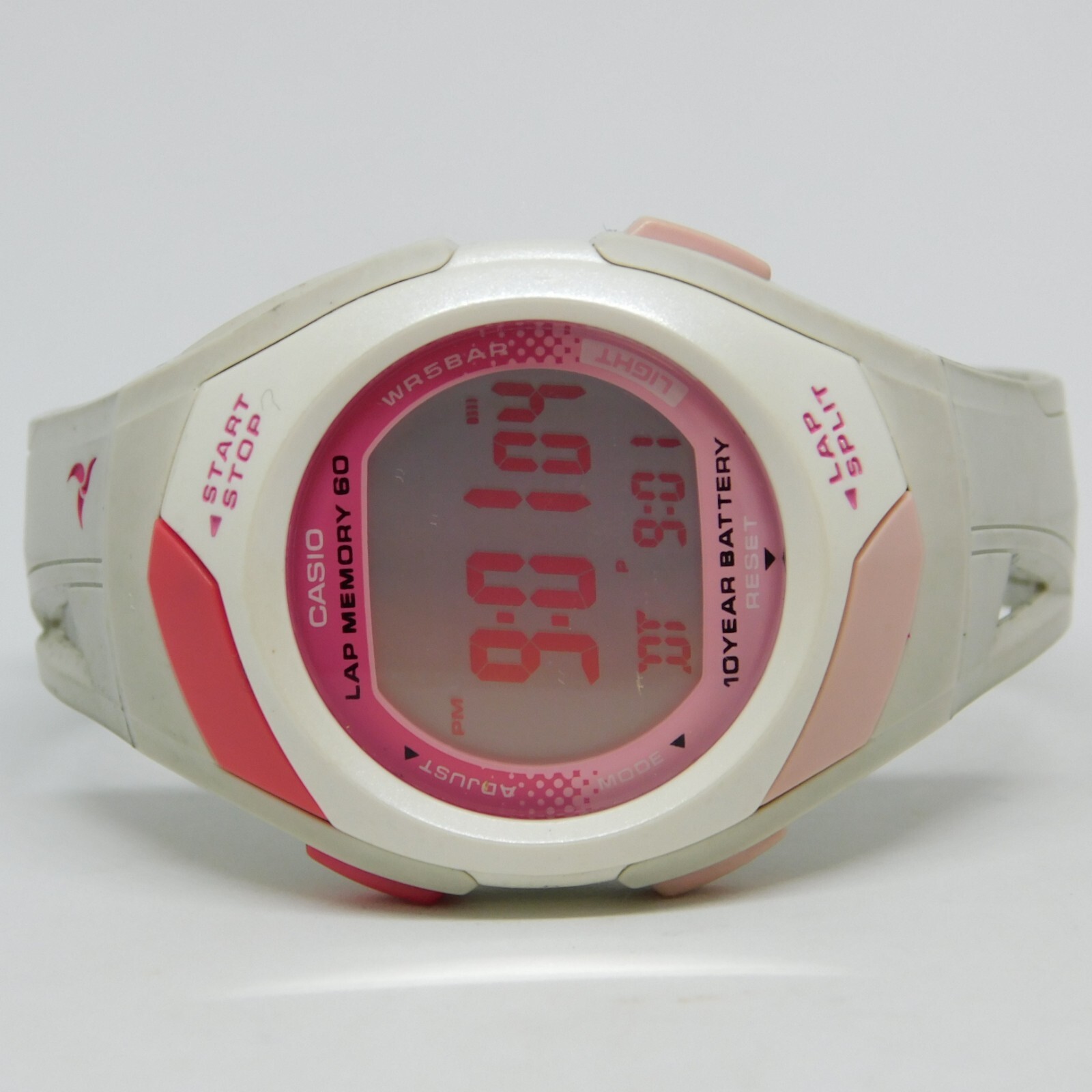 CASIO Phys 2575 STR-300 60 Lap Quartz Digital Women's Watch New Battery ...