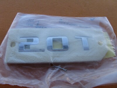 CHEVROLET EQUINOX TRAVERSE 2.0T 2.0 T REAR EMBLEM LOGO BADGE SIGN ...