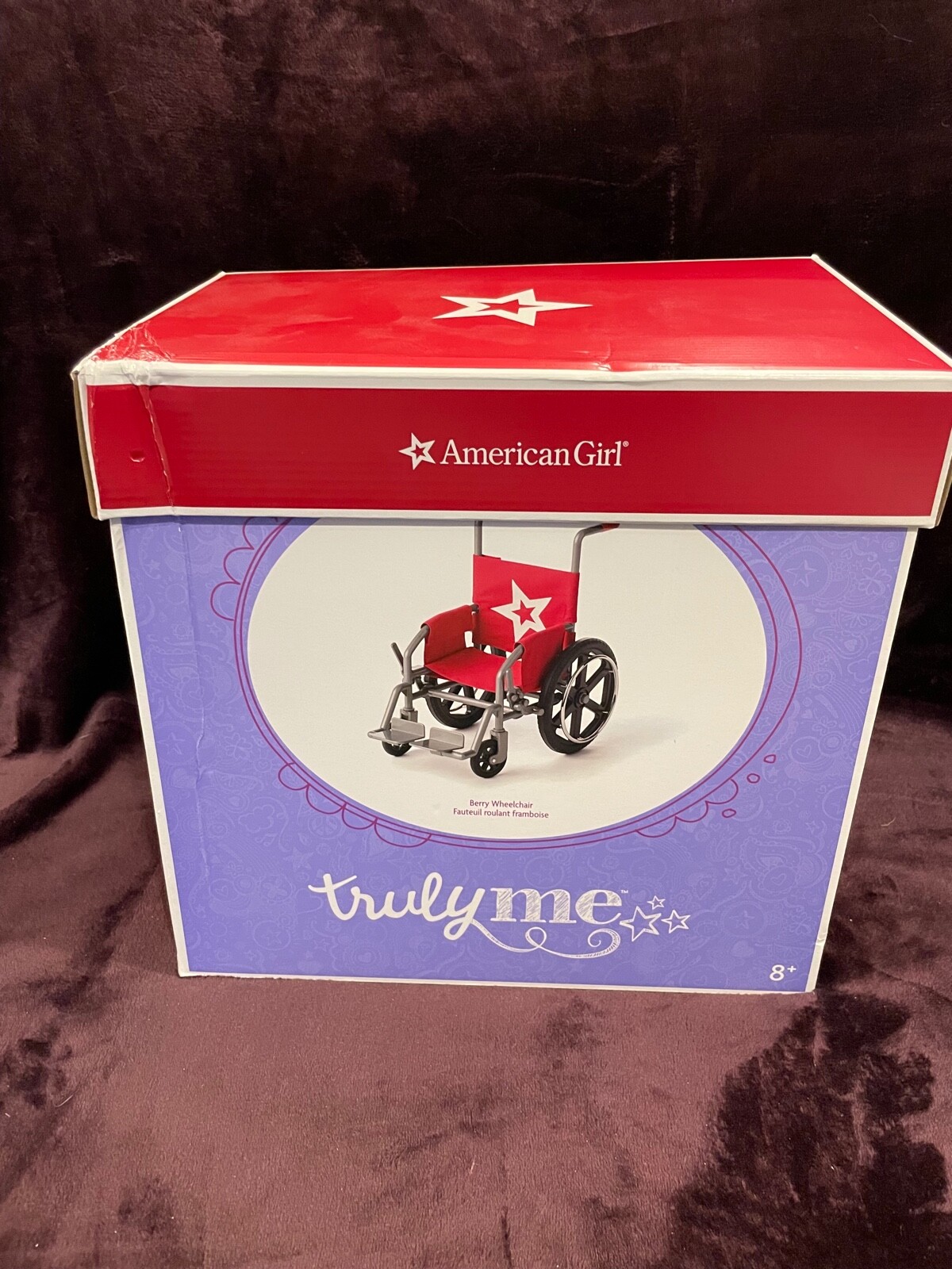 American Girl BERRY WHEELCHAIR Truly Me My AG Retired Brand New in Box ...