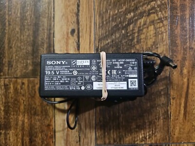 SONY AC Power Adapter 19.5 V Model ACDP-060E02 Part # 148300113 Genuine ...