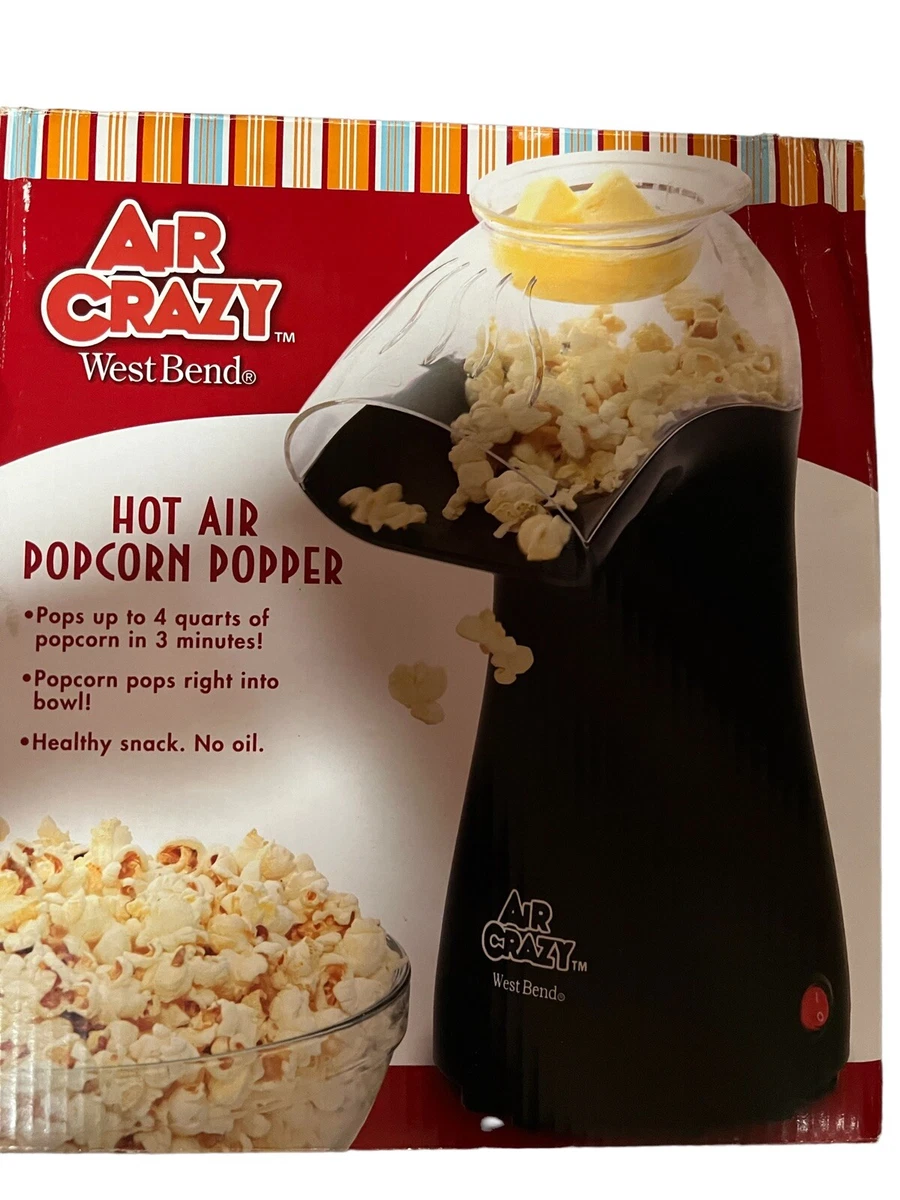 Black Popcorn Machine