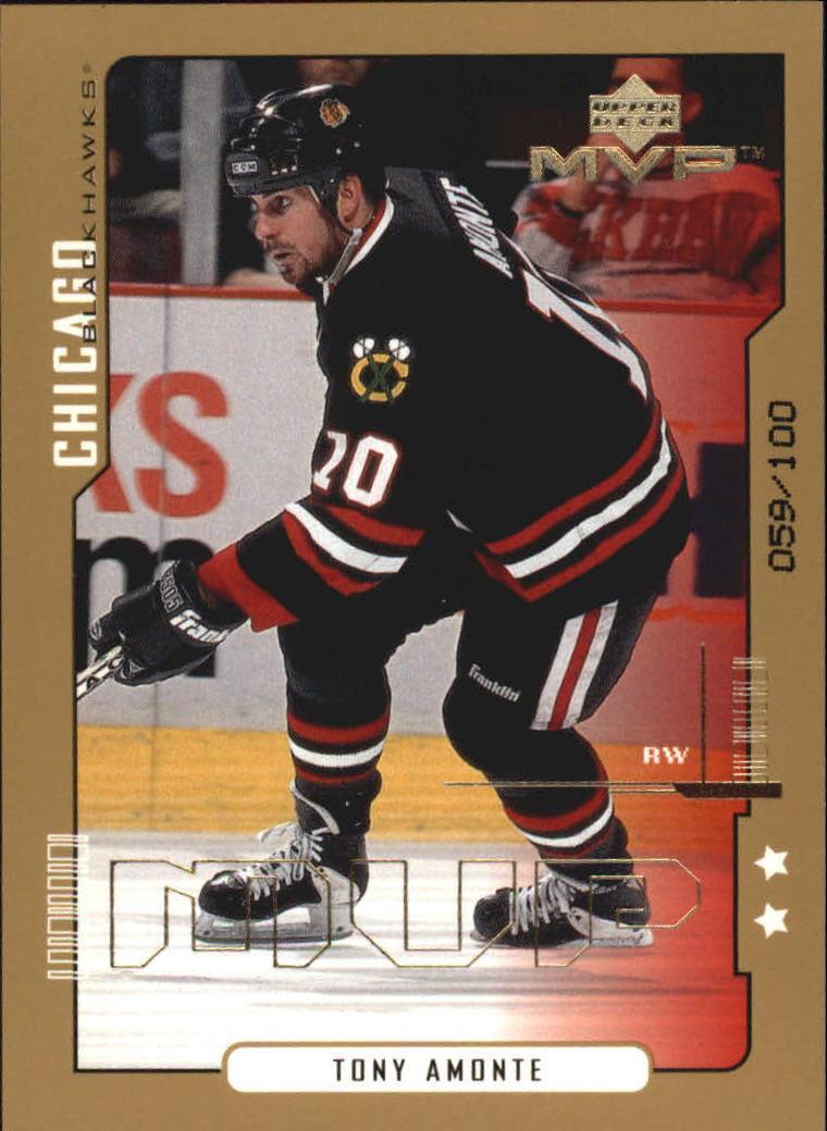 2000-01 Upper Deck MVP - Tony Amonte #46 Second Star /100 for sale ...