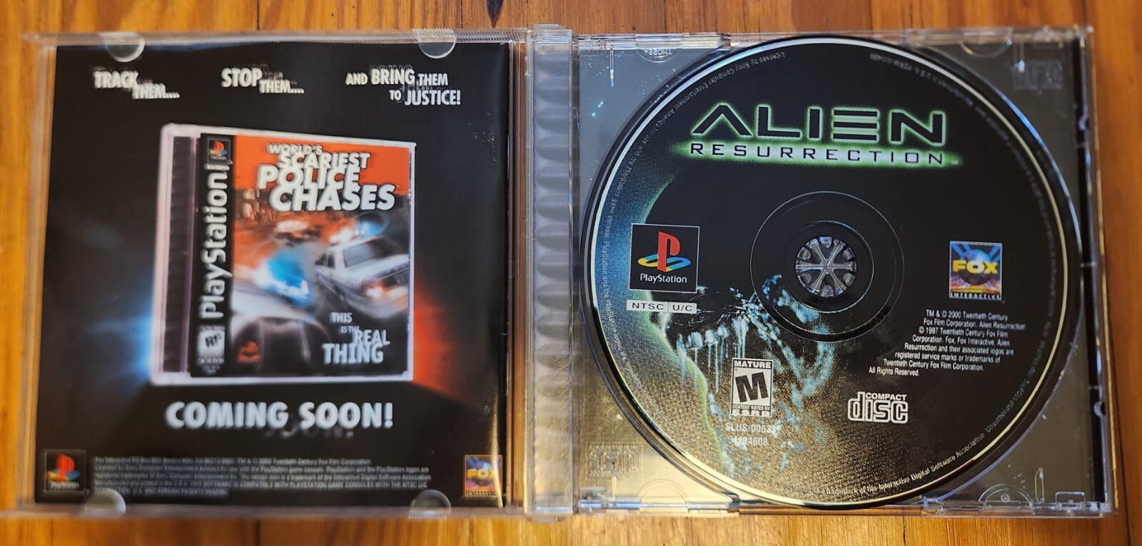 PlayStation 1 PS1 Alien Resurrection CIB Black Label Tested 86162046087 ...