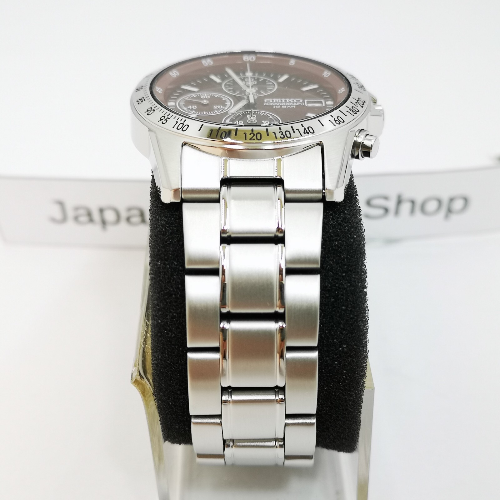 SEIKO SEIKO SPIRIT SBTQ045 Chronograph Men's Watch 10 BAR Red New in ...